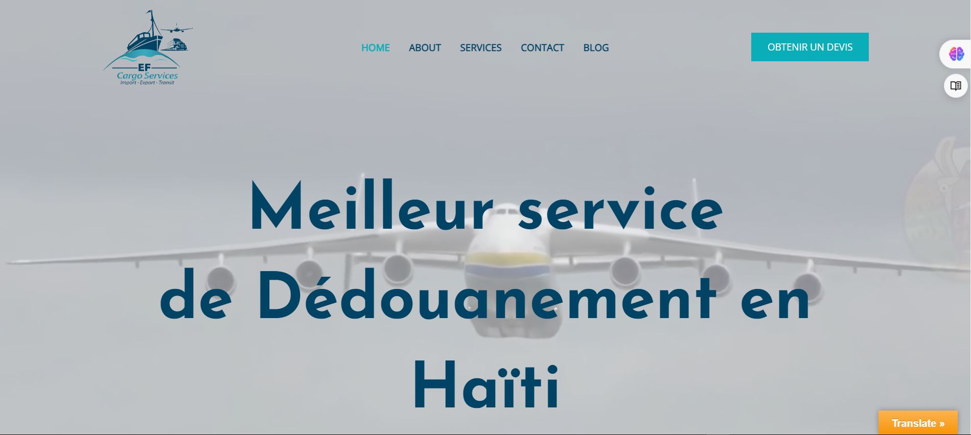 A propos - EF CARGO SERVICES